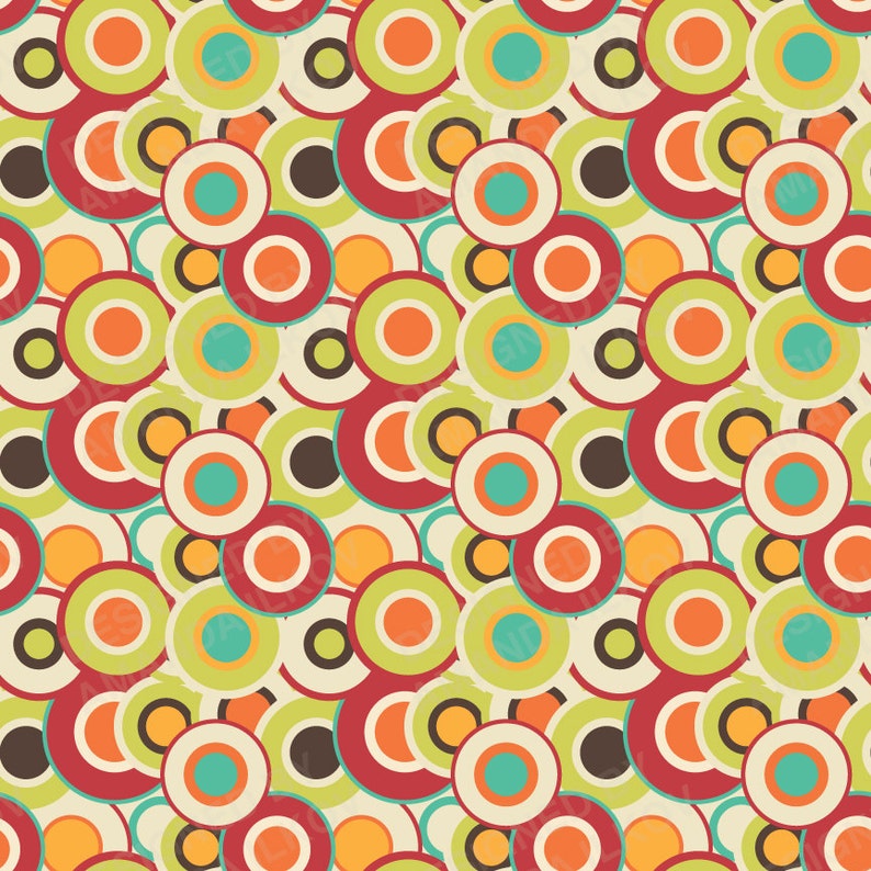 Premium Seamless Retro Digital Papers for Scrapbooking, Crafting and ...