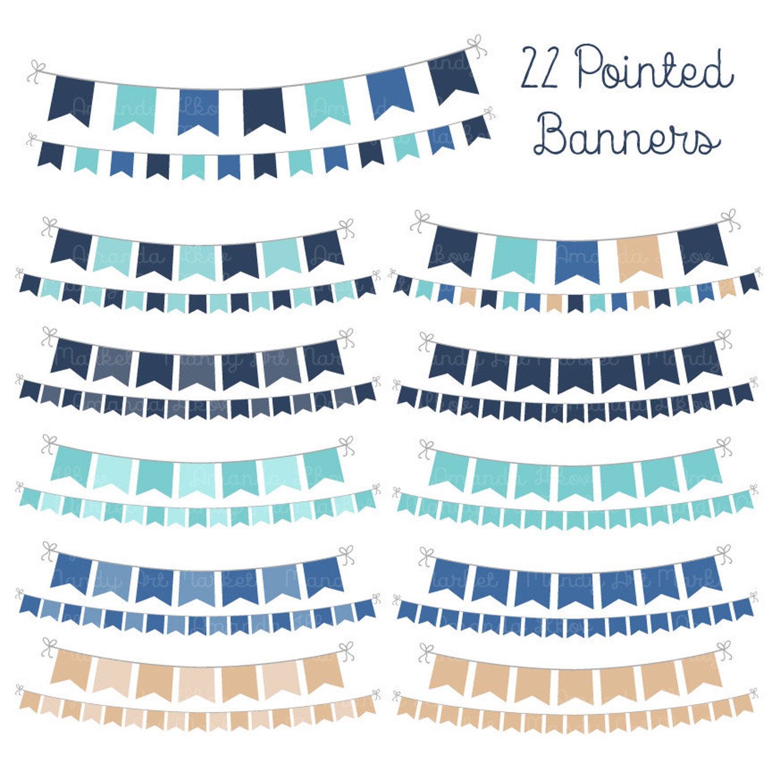 Professional Bunting Banner Clipart & Vectors in Oceana - Bunting ...