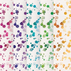 Premium Watercolor Bokeh Confetti Digital Papers - Bokeh Digital Papers ...