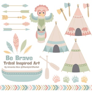 Professional Tribal Clipart & Vectors - Tribal Clip Art, Tipi Clipart ...