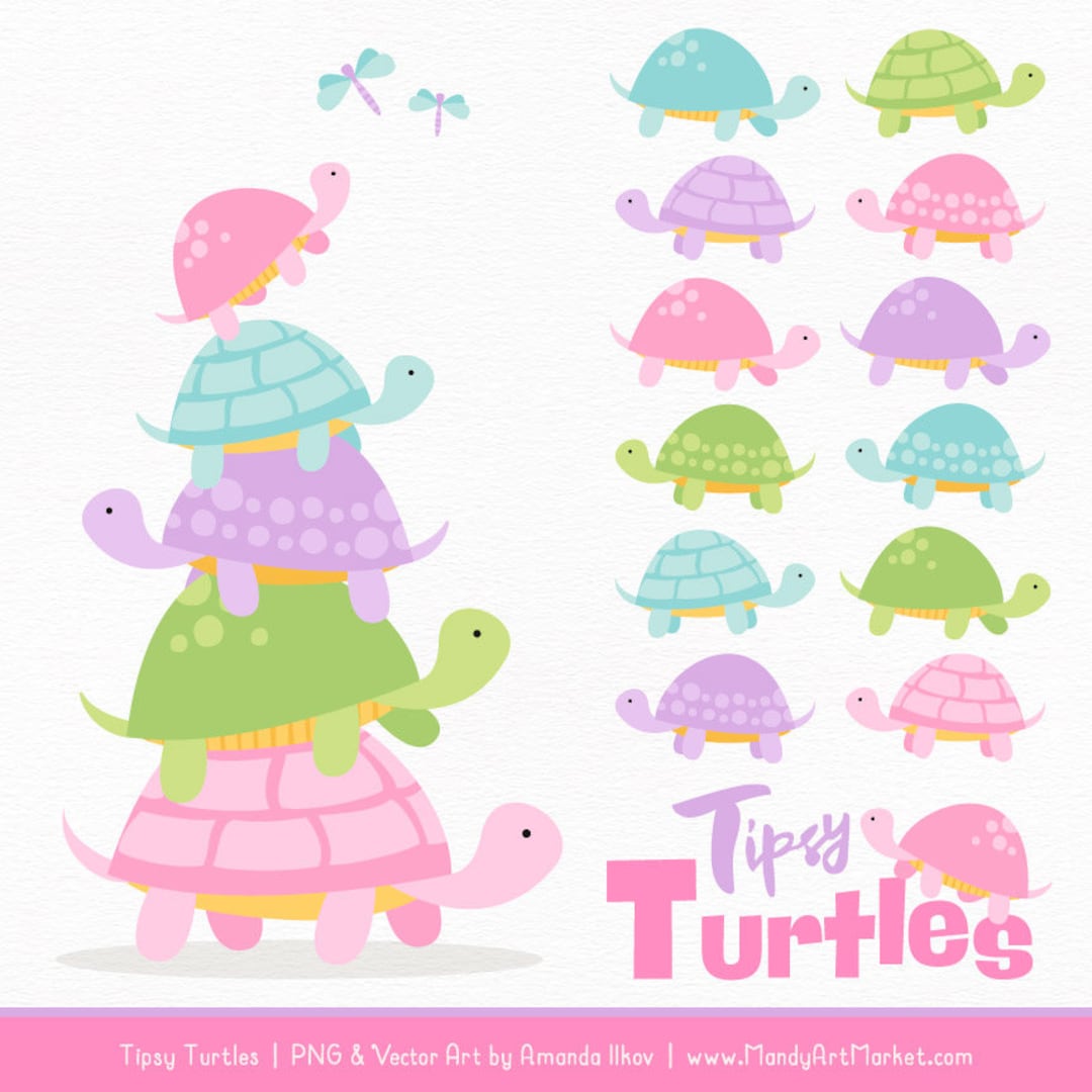 Professional Turtle Stack Clipart in Fresh Girl - Turtle Clipart ...
