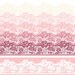 Professional Rose Lace Borders in Soft Pink - Lace Border, Lace Clipart ...