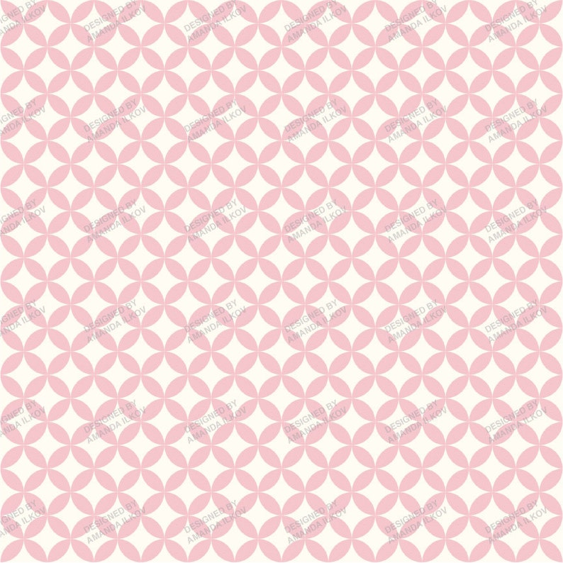 Premium Pink & Brown Digital Paper Pack - Polka Dot Digital Paper ...