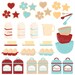 Professional Baking Clipart & Vectors in Red Robin - Kitchen Clipart ...