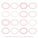 Soft Pink Round Lace Frames Clipart & Vectors Soft Pink Lace Frames ...