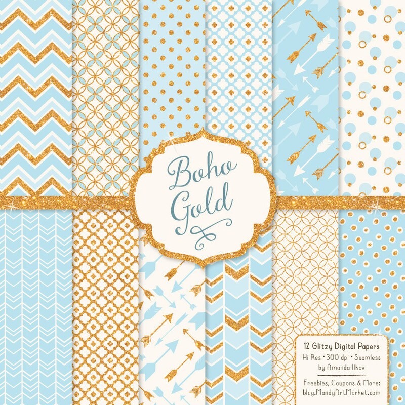 Aqua Chevron Sheet - Etsy
