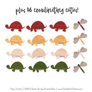 Professional Turtle Stack Clipart in Christmas Turtle Clipart, Turtle ...