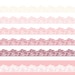 Professional Rose Lace Borders in Soft Pink - Lace Border, Lace Clipart ...