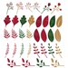 Premium Christmas Flowers Clipart & Floral Vectors Christmas Floral ...