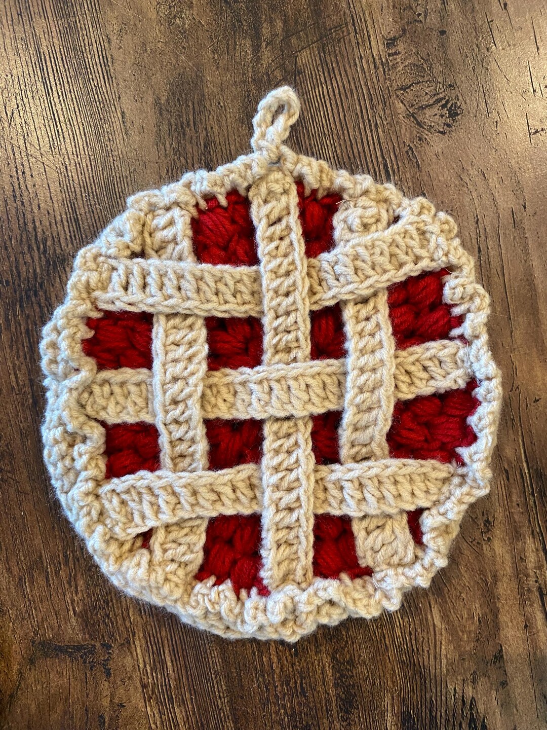 Crocheted Pie Pot Holders - Etsy