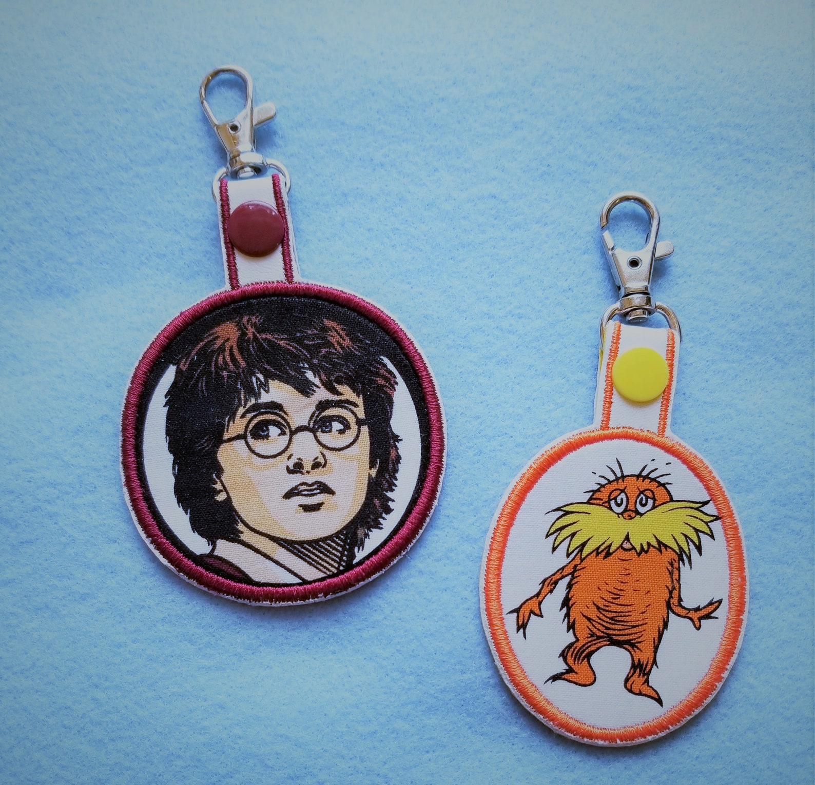 DIY Keyfob Embroidery Design. Includes 9 Shapes to Make Your - Etsy