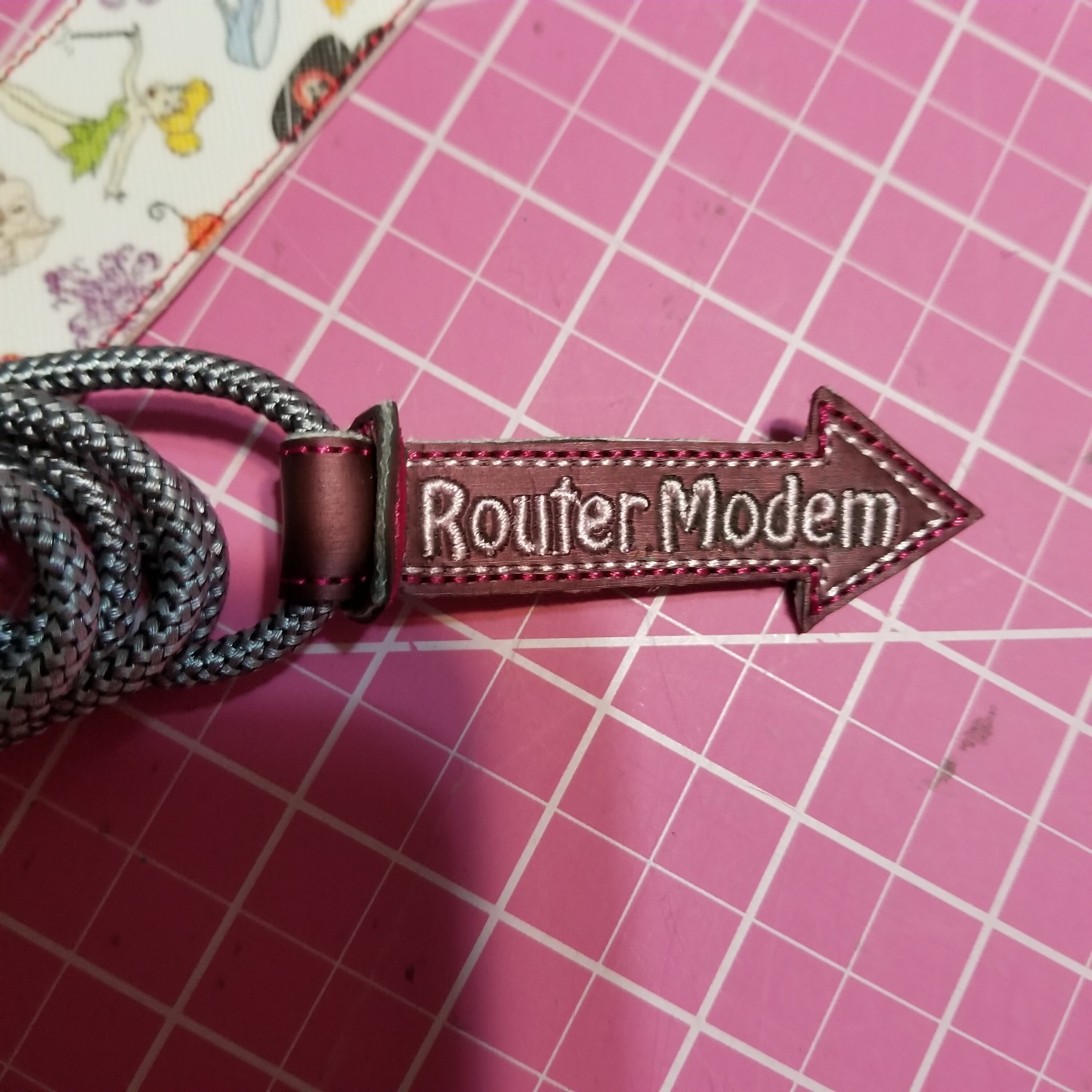 Cord ID Tags Wraps Embroidery Design. 4x4 Hoops. Blank Tags | Etsy