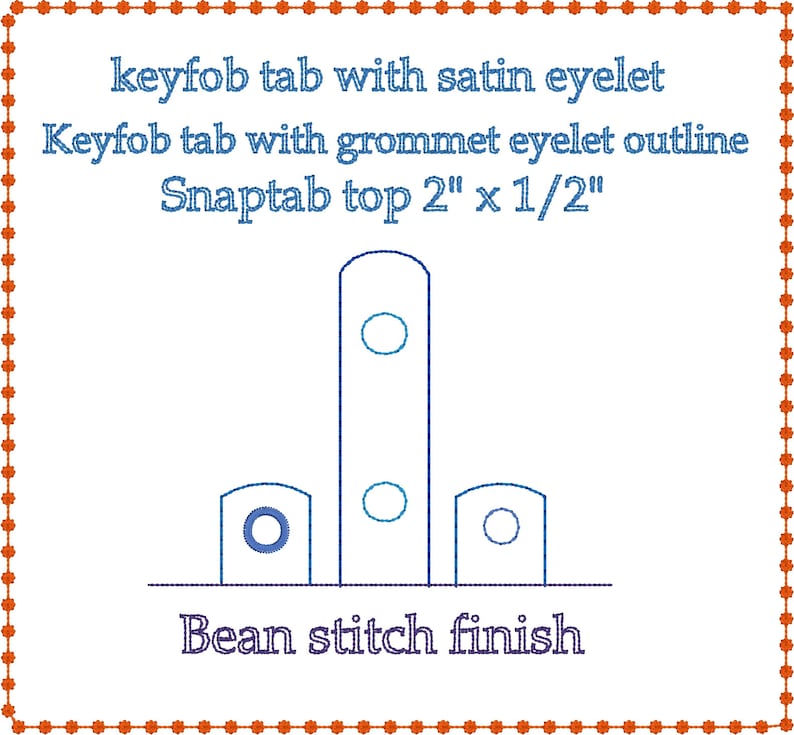 Snaptab & Eyelet Tab Tops to Add on to Your Feltie/small Design ...