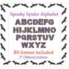 Spider Alphabet Embroidery Design 3 Sizes 2-3-4 Inch - Etsy