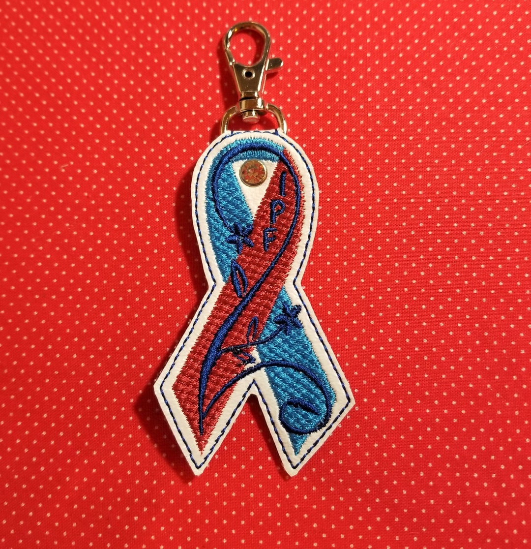 IPF Keyfob Embroidery Design. Idiopathic Pulmonary Fibrosis Awareness ...