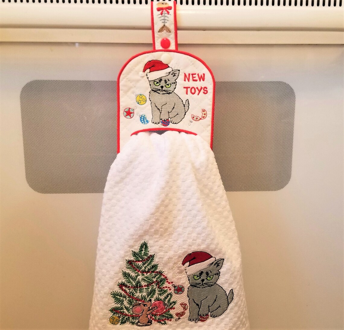 Grumpy Cat and Mouse Embroidery Design With Knockdown and - Etsy