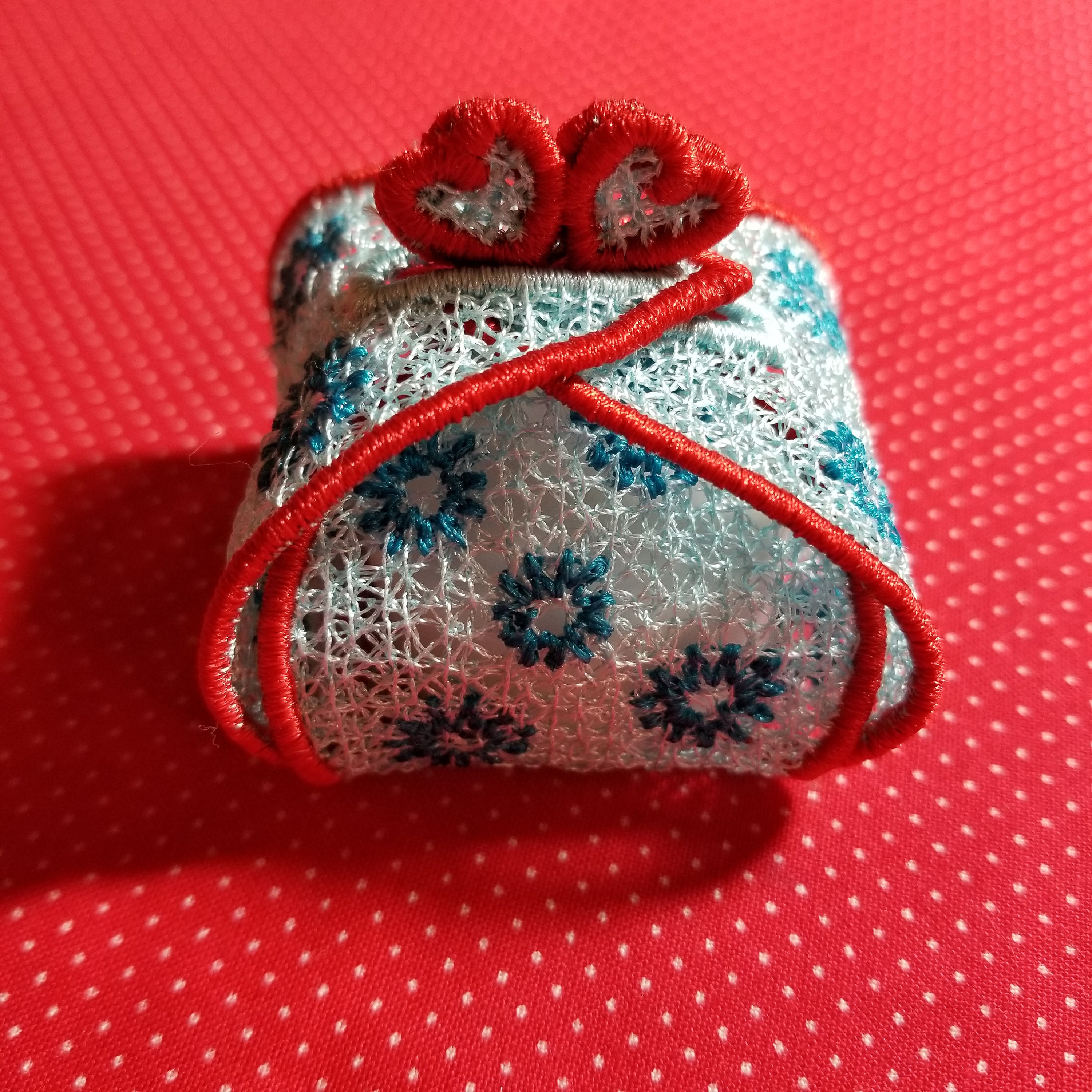 Snowbaby Gift Box Embroidery Design for Tealights, Jewelry, ITH FSL ...