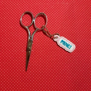 Scissors Charms Embroidery Design -labels, Tags, for Scissors - Etsy