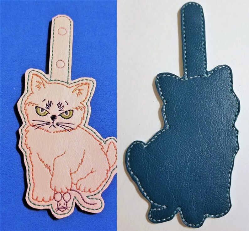 Grumpy Cat ITH Embroidery Design Snaptab No Messy Ties on - Etsy