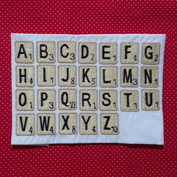 Scrabble Tile Fabric - Etsy