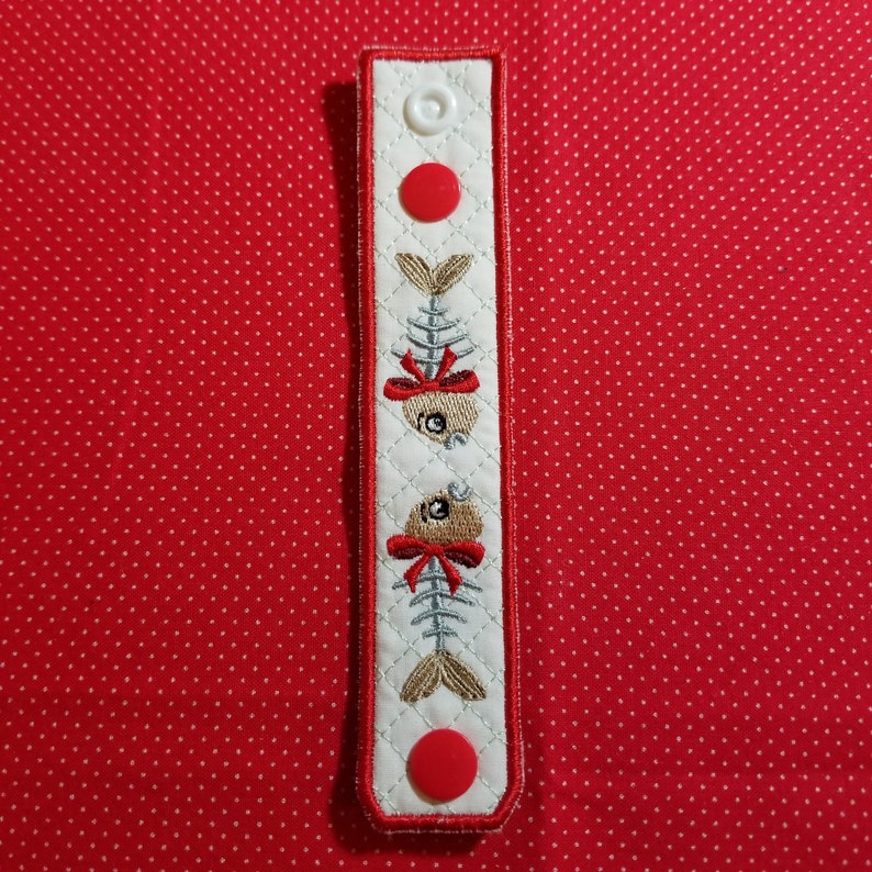 Fish Skeleton Snapper Tabs Embroidery Design. Perfect for the - Etsy