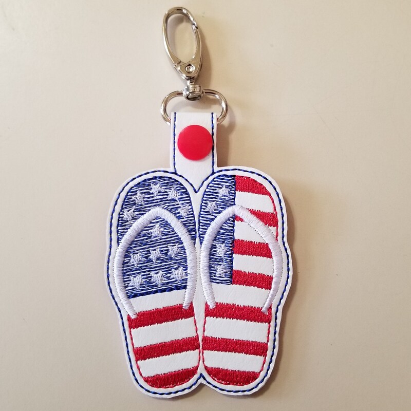 Patriotic Flip Flops - Etsy