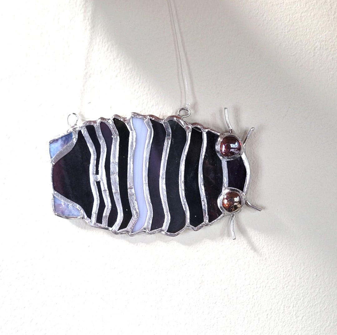 Aquatic Isopod Stained Glass Suncatcher - Etsy