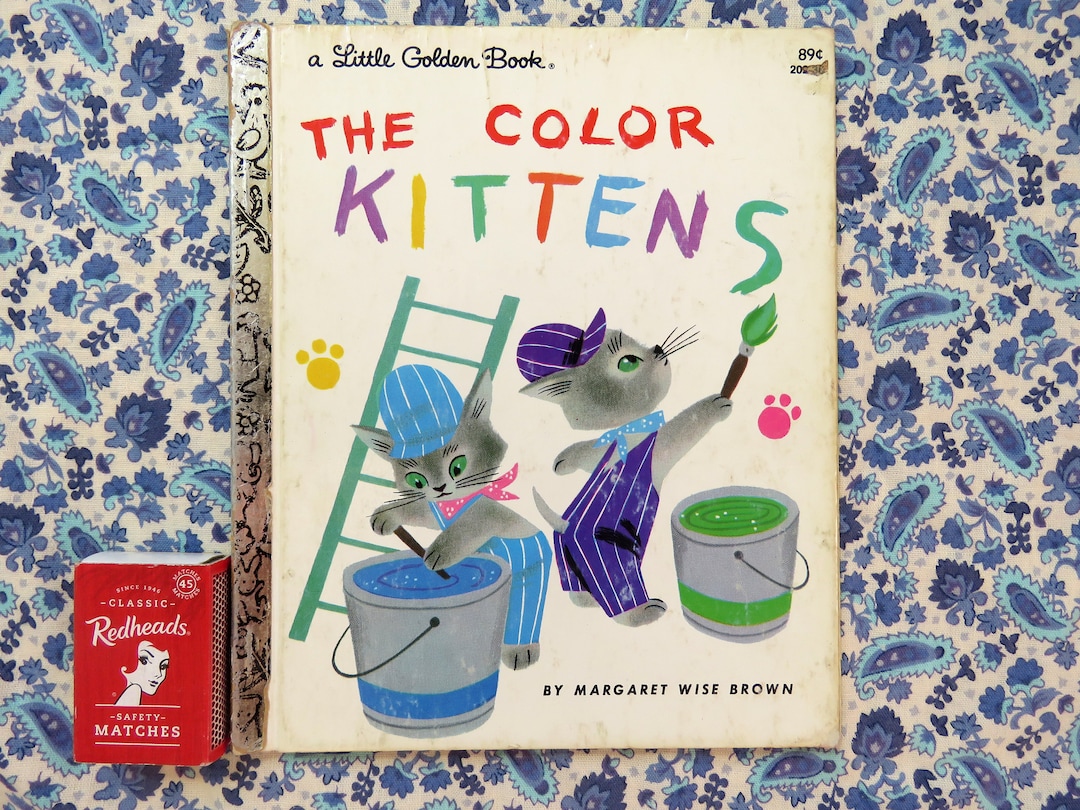 Vintage the Color Kittens Little Golden Book - Great Story and ...