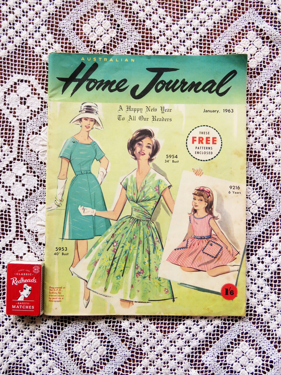 Retro 1960's Australian Home Journal Magazine January 1963 Edition ...