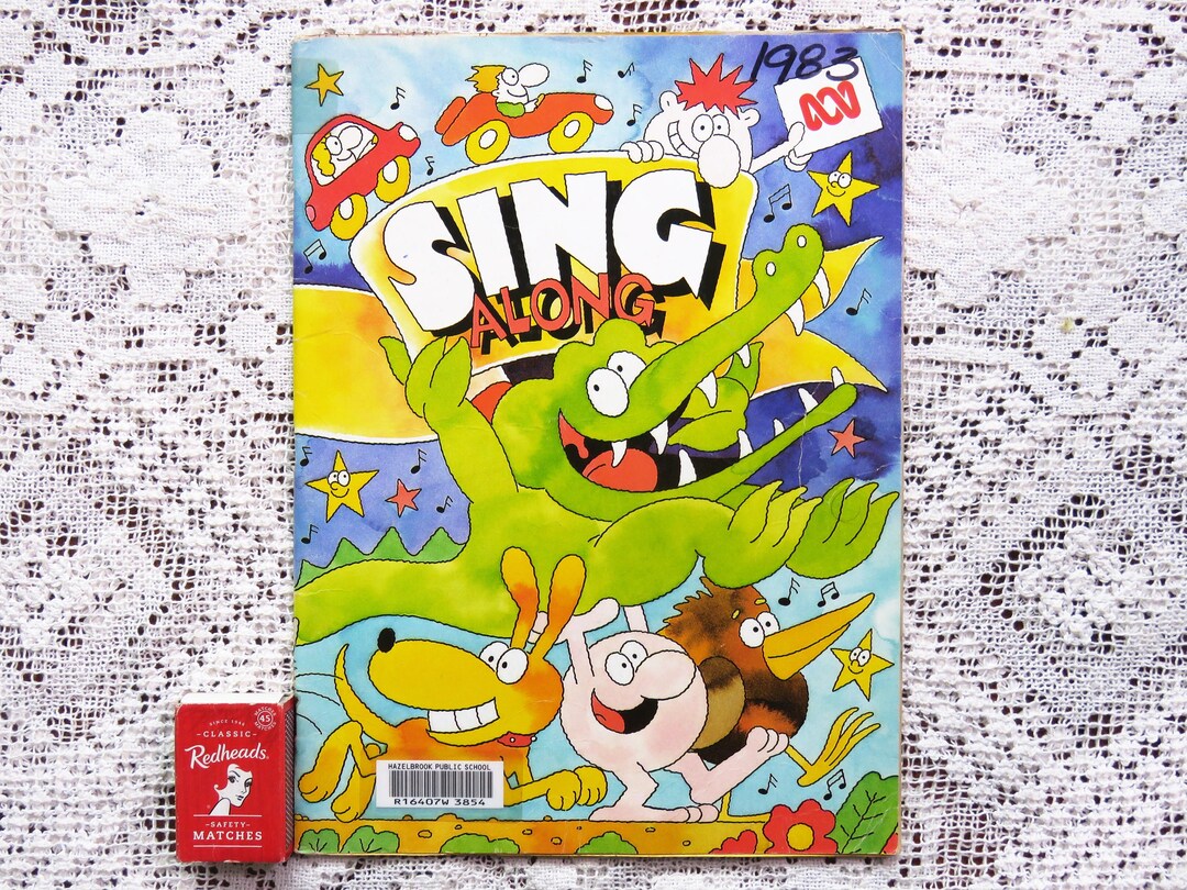 Vintage Sing Along 1983 Song Book Australia Primary School Classic ABC ...