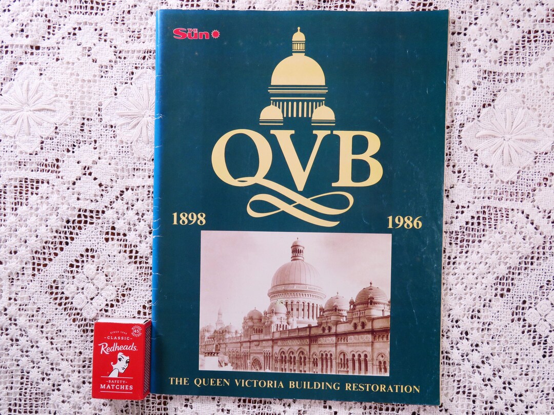 Vintage 1986 QVB Sydney Magazine - History Queen Victoria Building ...