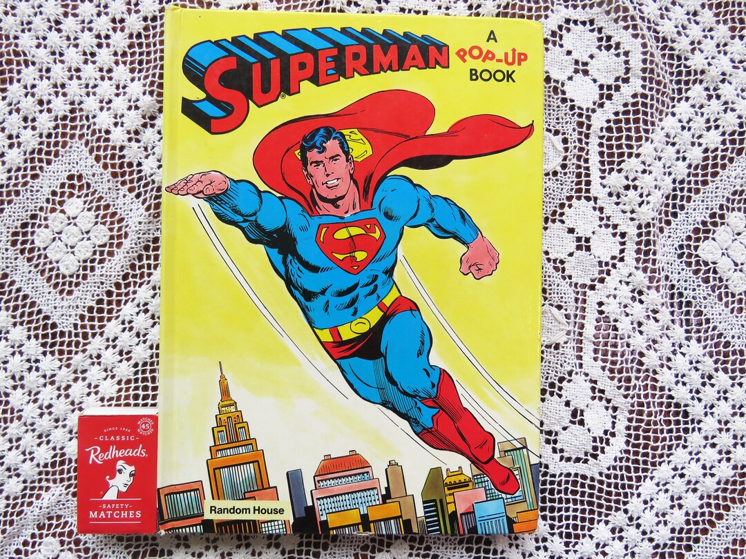 Vintage 1979 Superman A Pop up Book 1970's DC Comics Art by Curt Swan ...