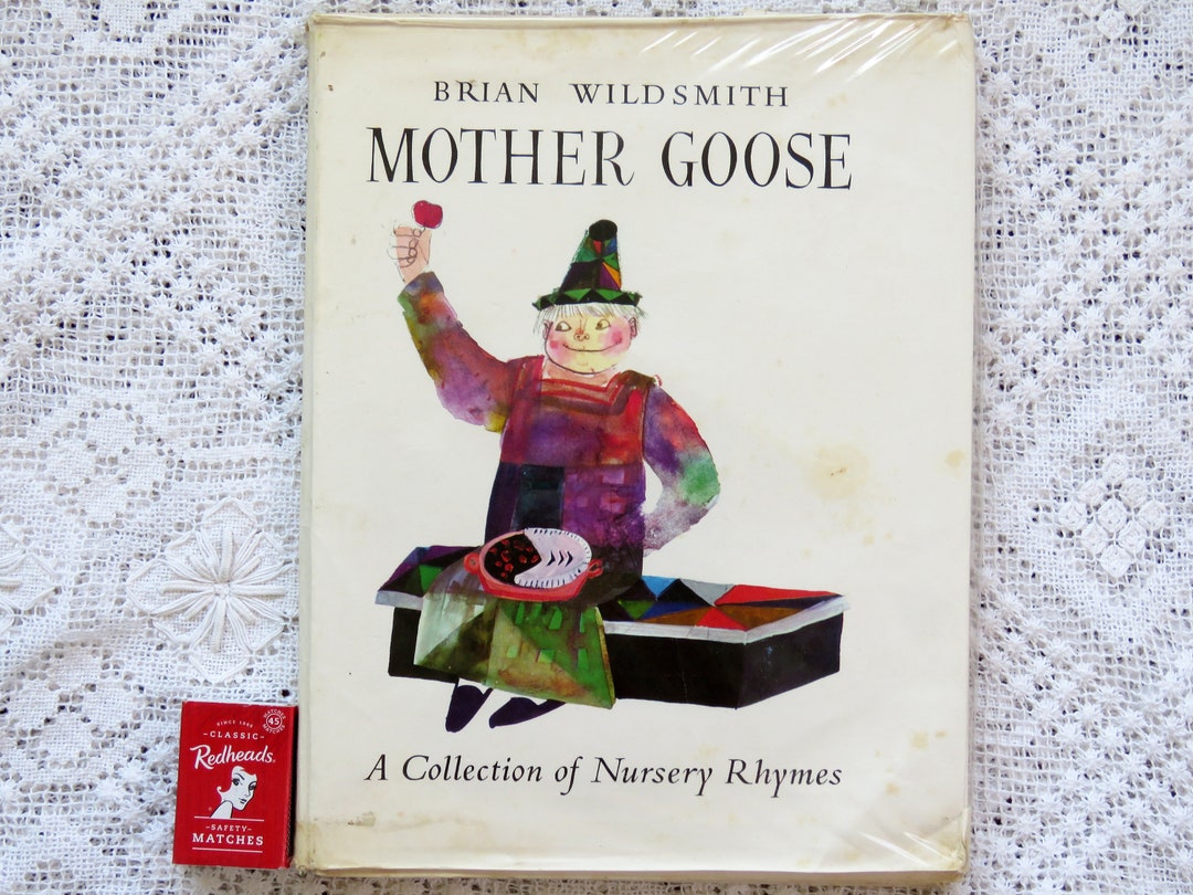 Vintage 1969 Mother Goose Treasury Children's Book Illustrations by ...