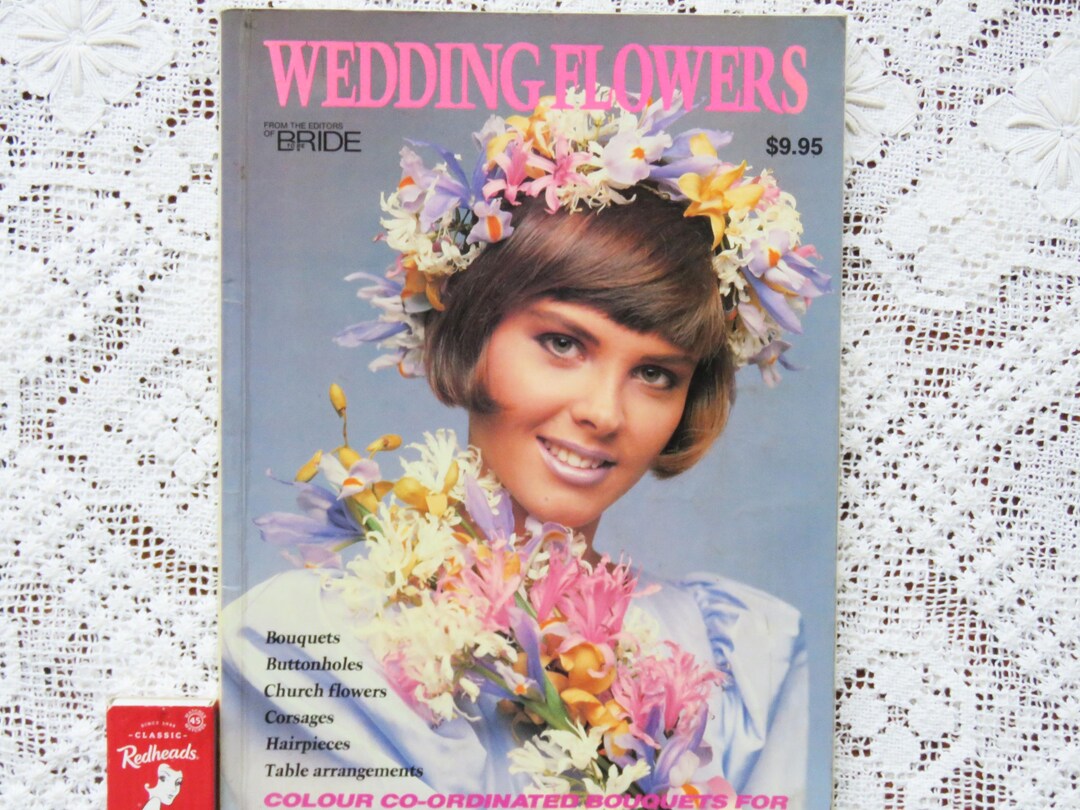 Rare Find 1980's Australian Wedding Flowers 1986 Magazine Retro Gem ...