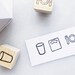 Bubble Tea Rubber Stamp Small Boba Stamp for Calendars and Planners - Etsy