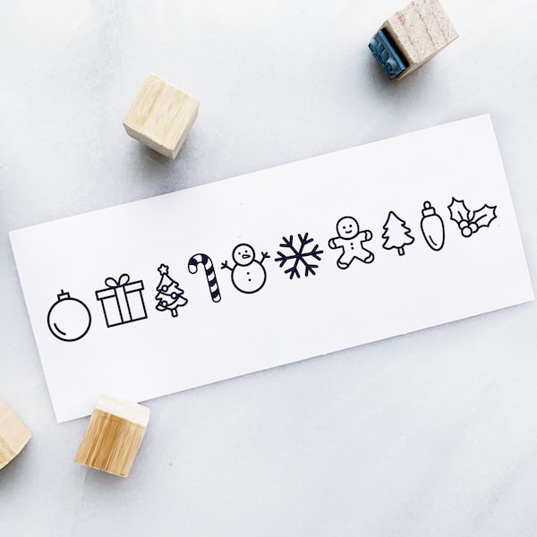 Christmas Stamps - Etsy