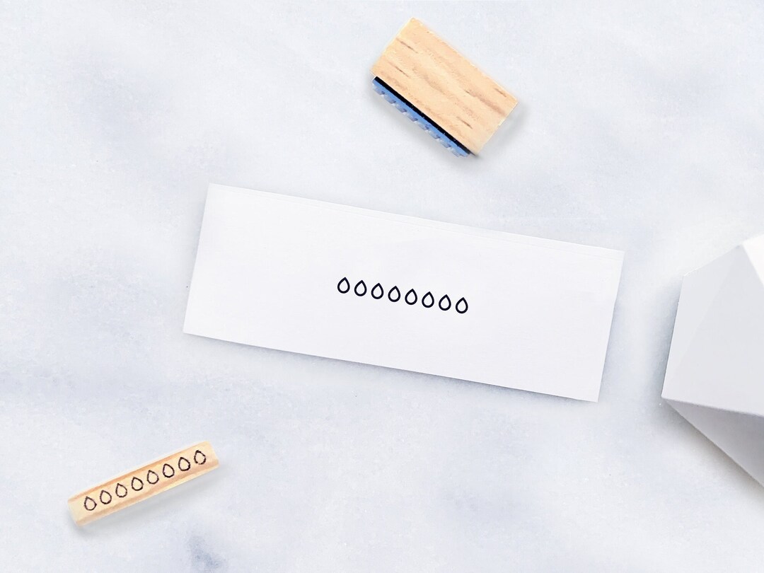 Water Tracker Rubber Stamp • Tiny Habit Tracker Rubber Stamps • Bullet ...