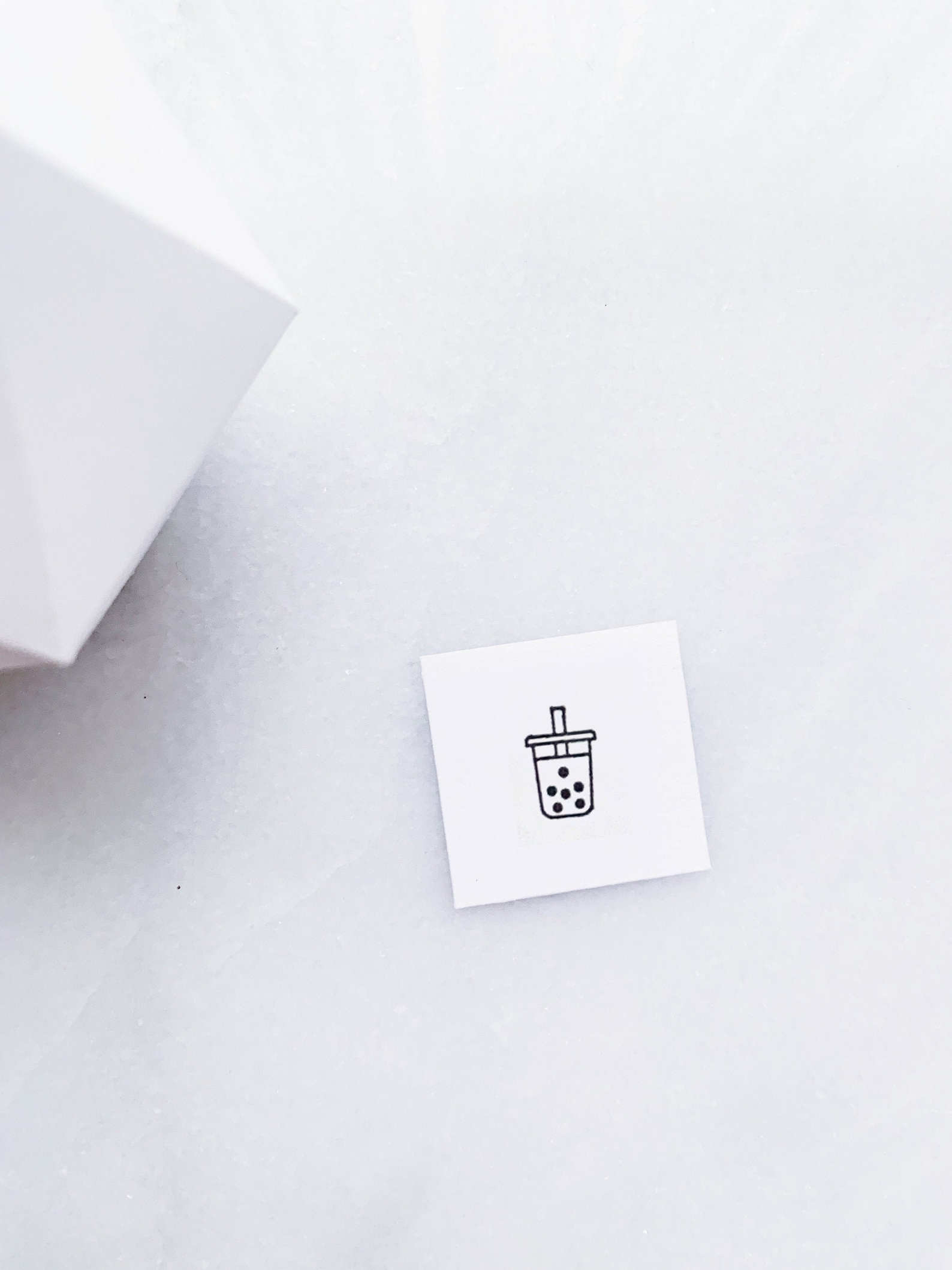 Bubble Tea Rubber Stamp • Small Boba Stamp for Calendars and Planners ...