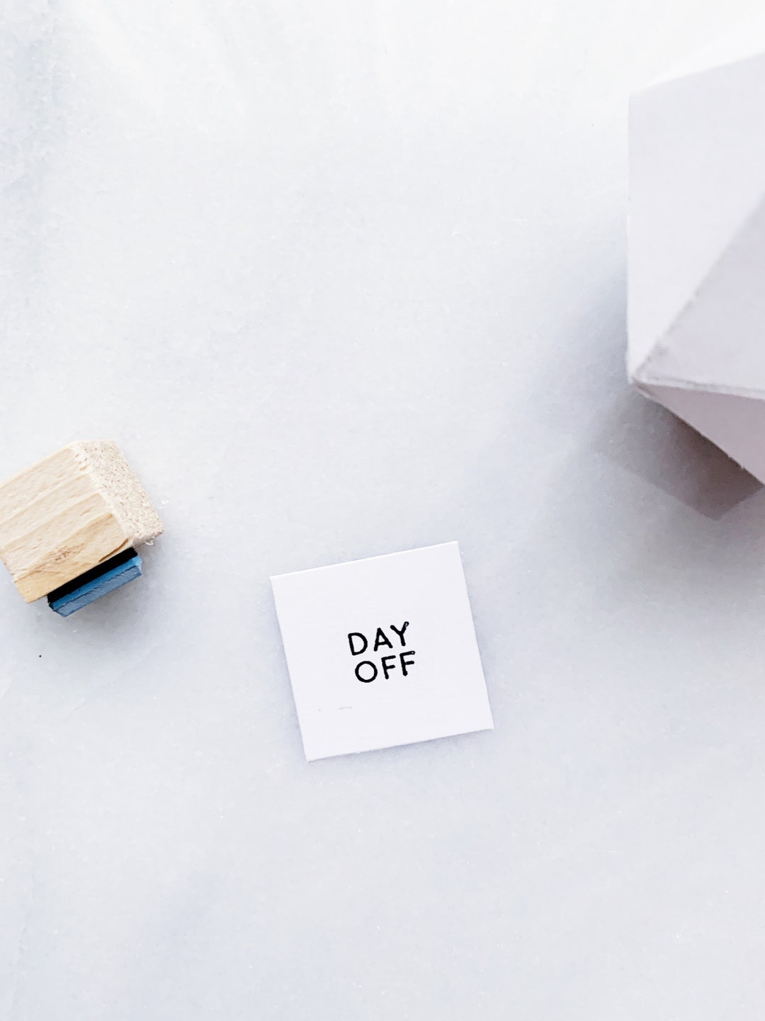 Day off Rubber Stamp • BUJO Stamps • Vacation Reminder • Small Stamps ...