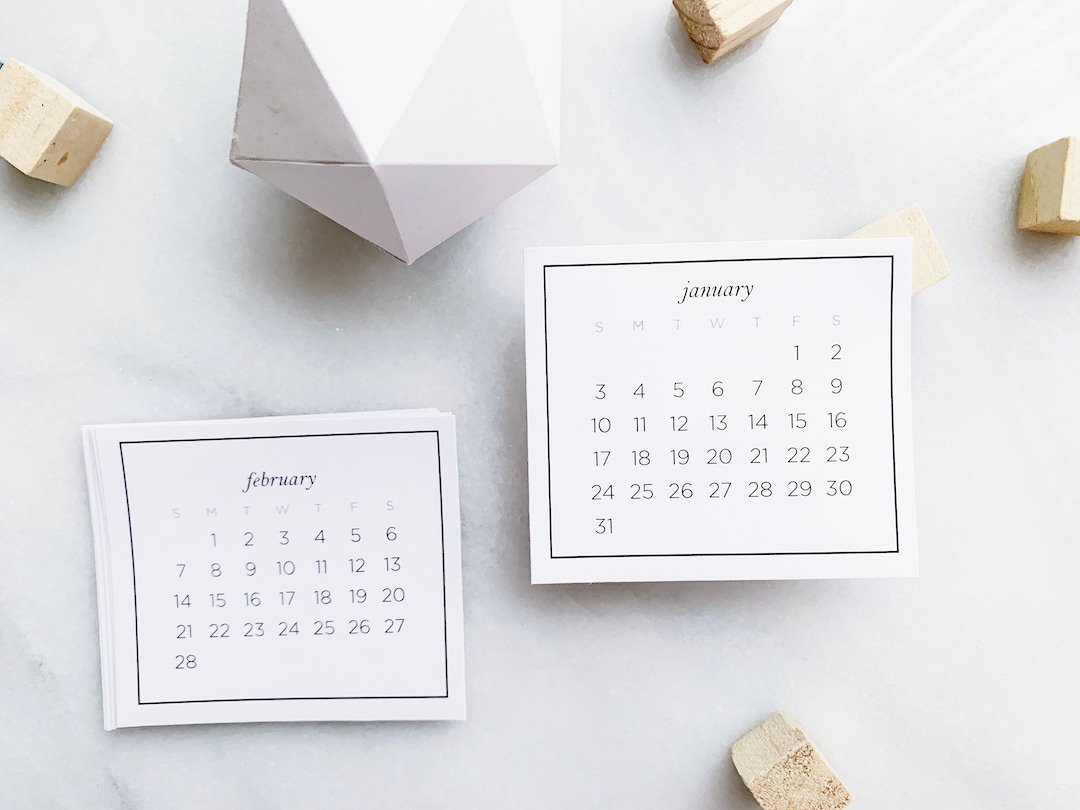 Month Stickers • Calendar Stickers for Bullet Journals and Planners ...