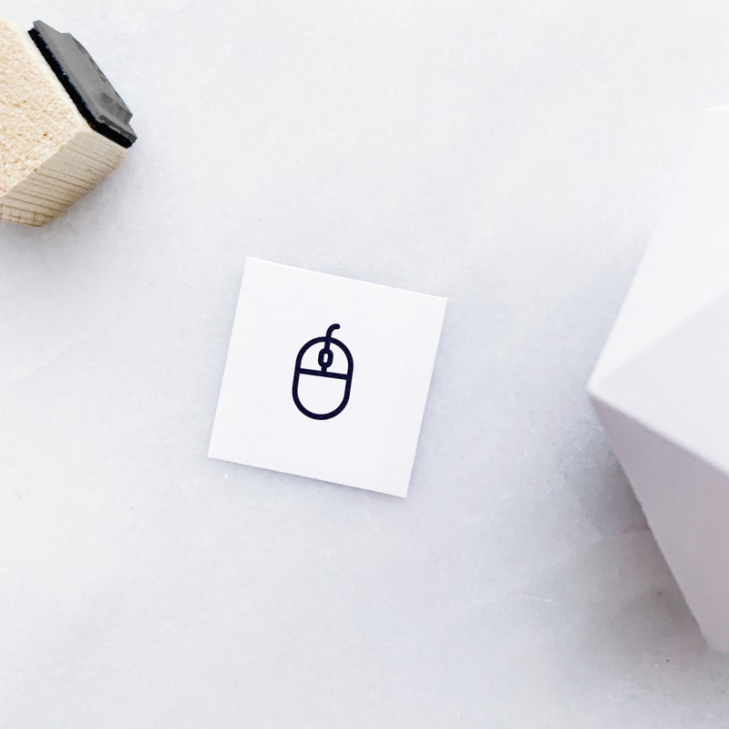 Mouse Rubber Stamp - Etsy