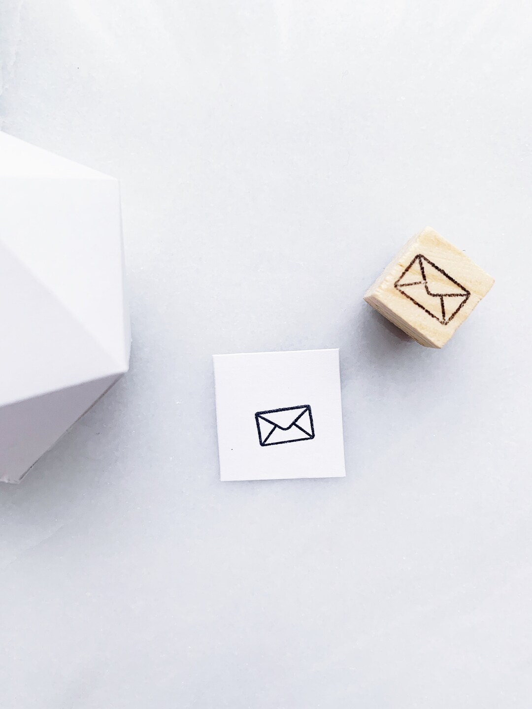 Envelope Rubber Stamp • Small Snail Mail Rubber Stamp • Mini Stamp for ...