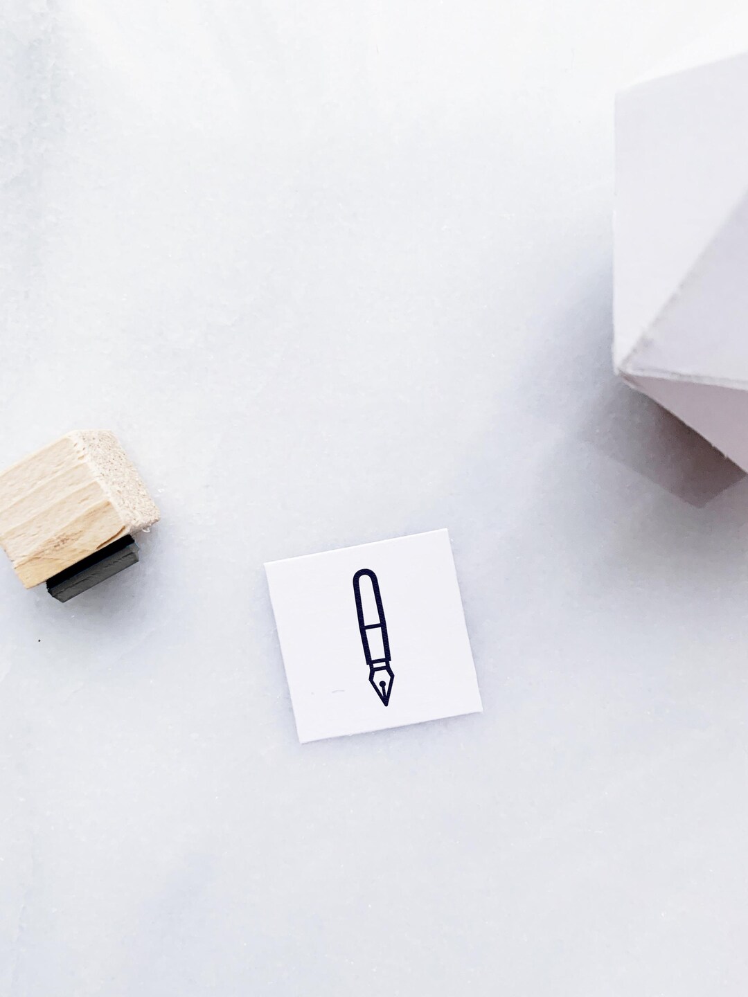 Small Fountain Pen Stamp • Writing and Journaling Stamps • Mini Planner ...