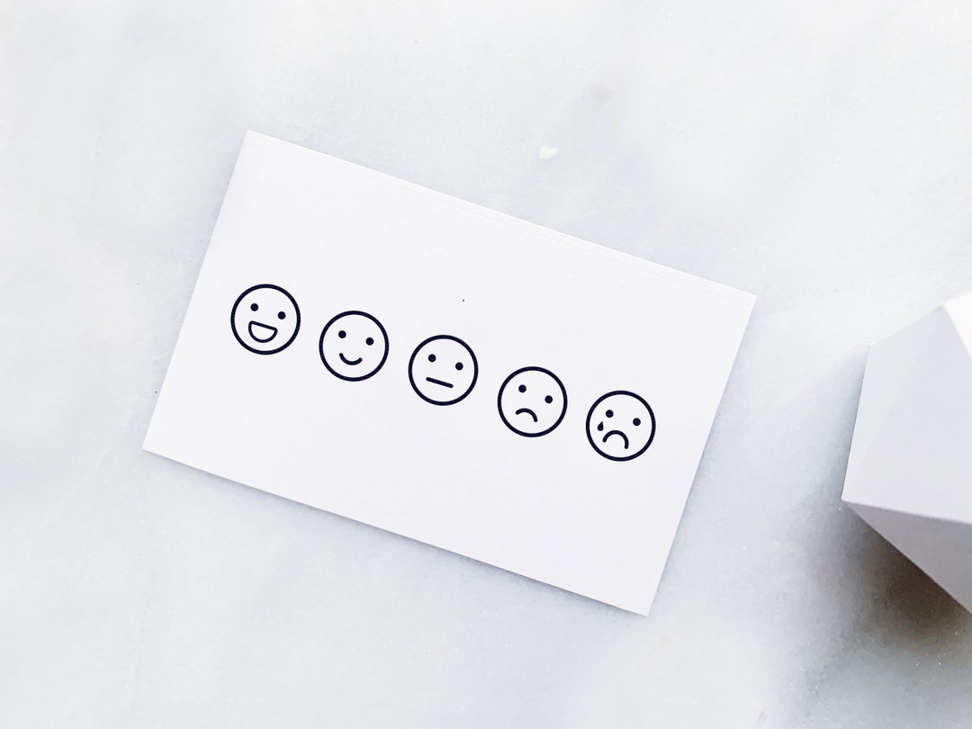 Mood Stamps • Emoji Rubber Stamp • Small Emoji Mood Stamps • Mood Meter ...