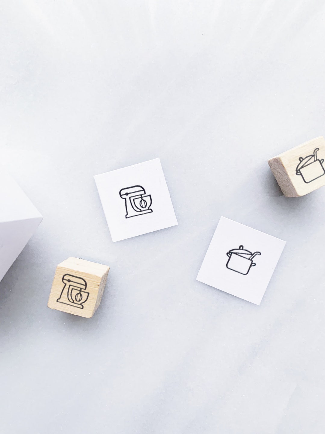 Baking and Cooking Rubber Stamp Set • Cooking Stamp for Planners ...