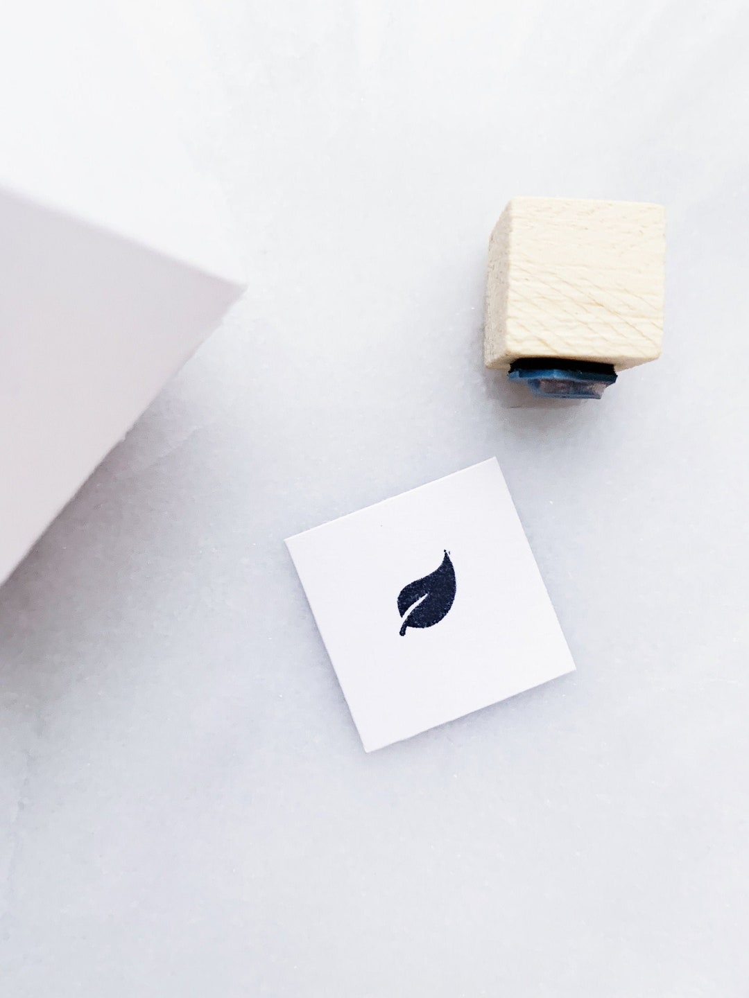 Leaf Rubber Stamp • Small Plant Leaf Stamp - Etsy