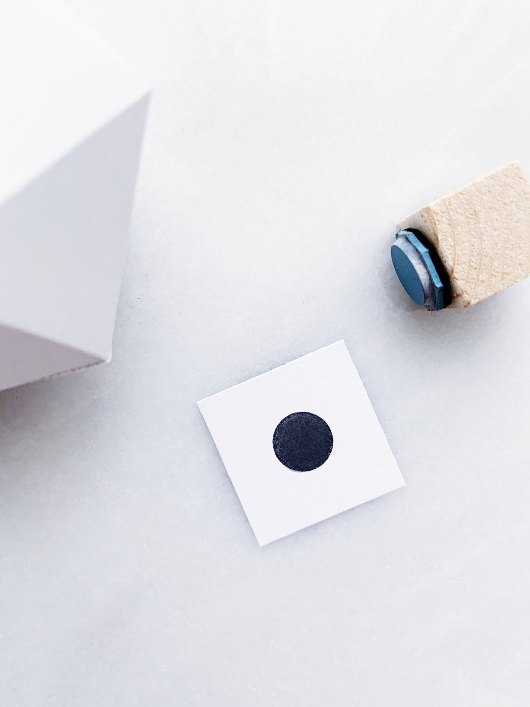 Small Circle Rubber Stamp • Tiny Shape Stamps - Etsy