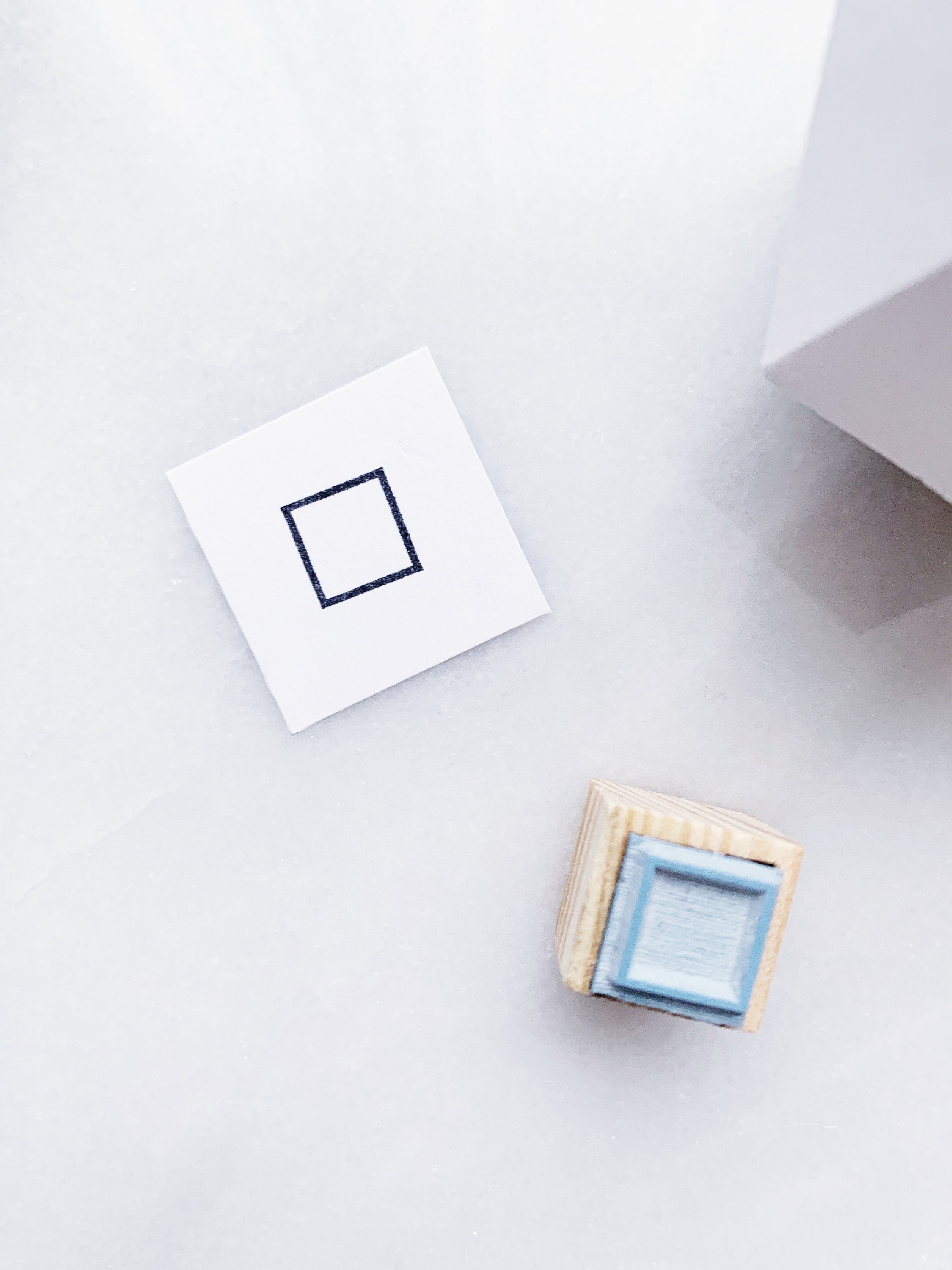 Geometric Shapes Rubber Stamps Hand Carved Rubber Stamp - Etsy