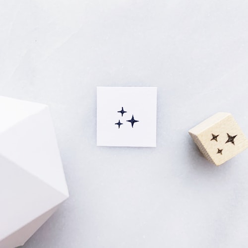 Sparkles Rubber Stamp Small Stars Stamp Tiny Rubber Stamps - Etsy