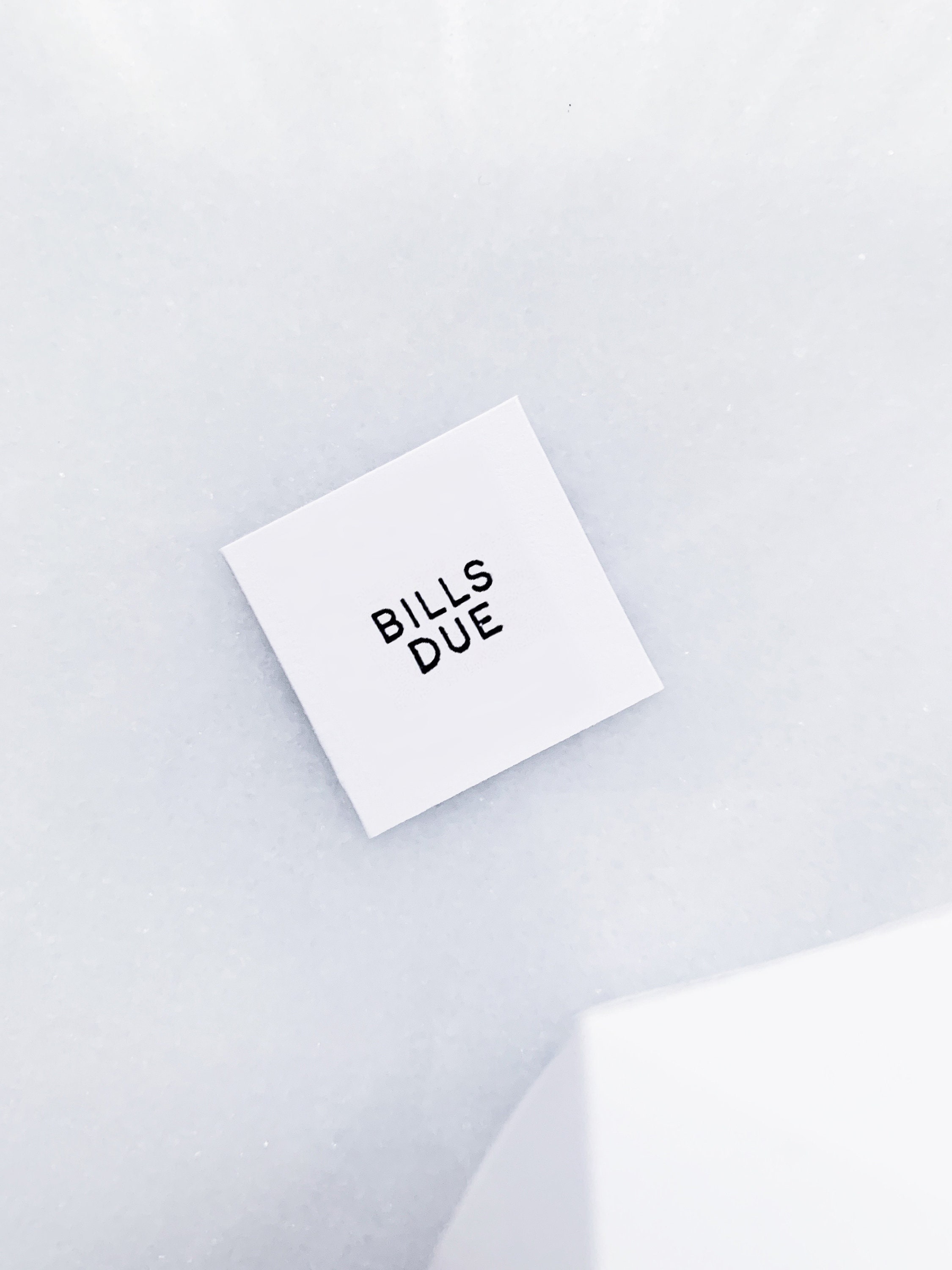 Bills Due Rubber Stamp • Receipt Stamp • Stamp for Planners - Etsy